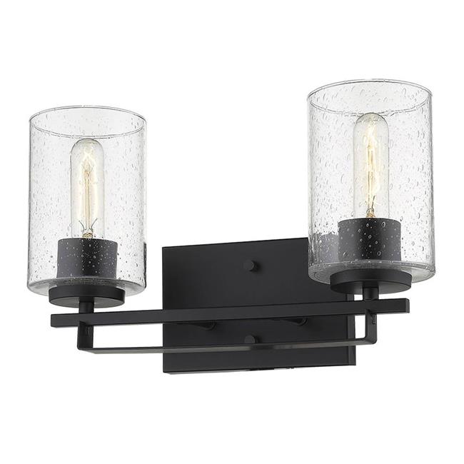 Acclaim Lighting IN41101BK Orella 2-Light Matte Black Sconce - Walmart.com