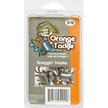Orange Tackle Snaggin' Hooks, 4/0 - Walmart.com
