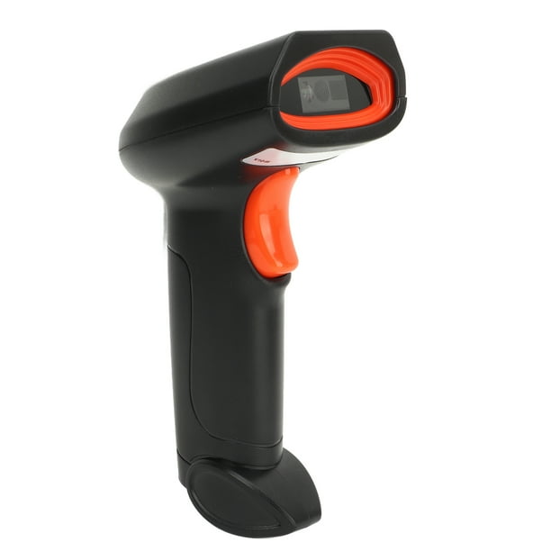 Handheld Barcode Scanner, Lightweight Voice Announcement 4 Color LED ...
