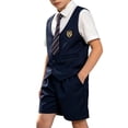 BRGZLK Back to School Outfit for Boys Fake Two Piece Short Sleeve Shirt ...