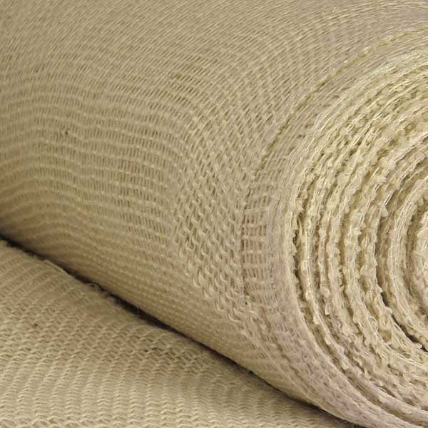 White Jute Fabric