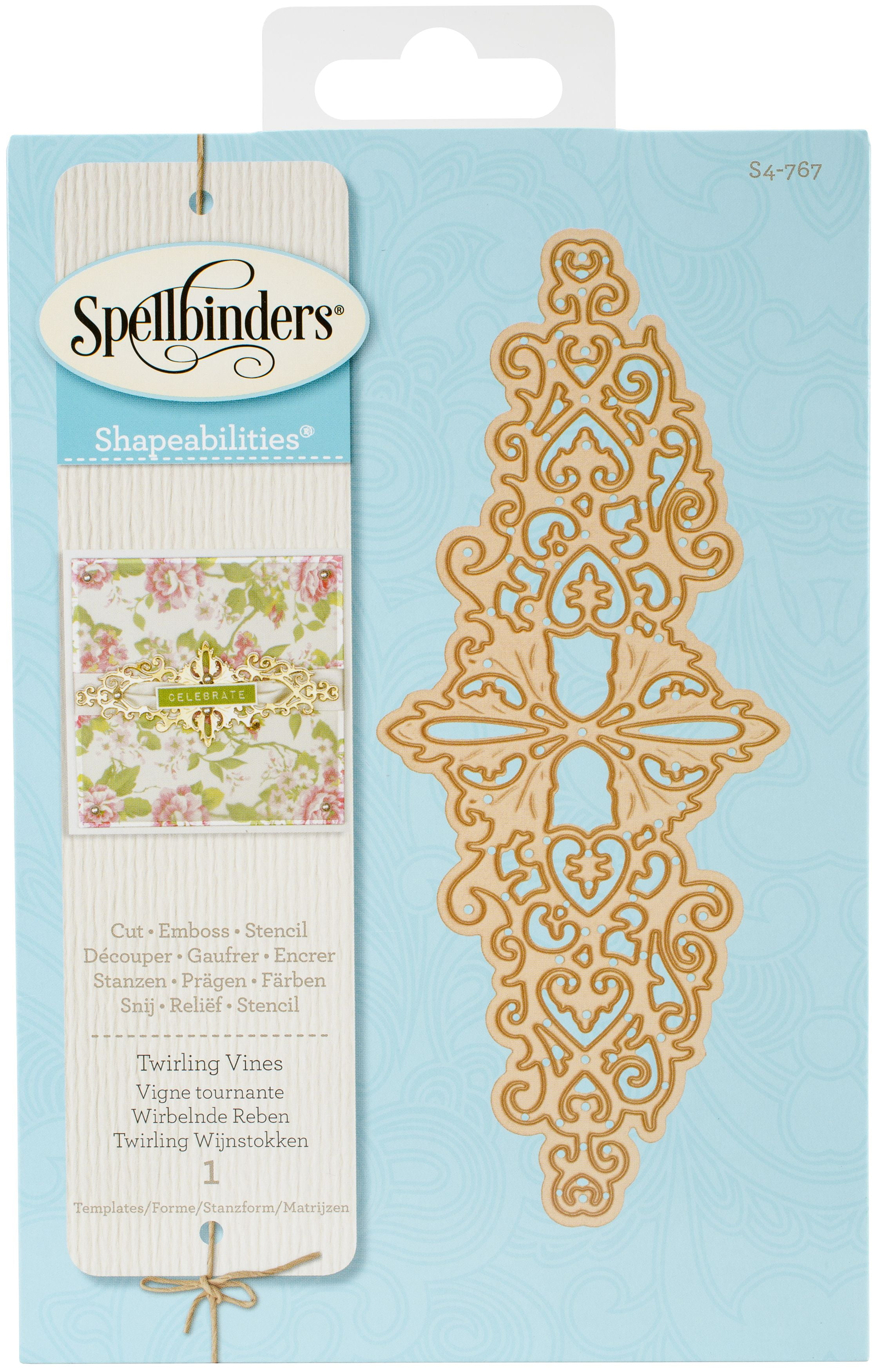 Spellbinders Shapeabilities Dies By Stacey Caron Twirling Vines ...