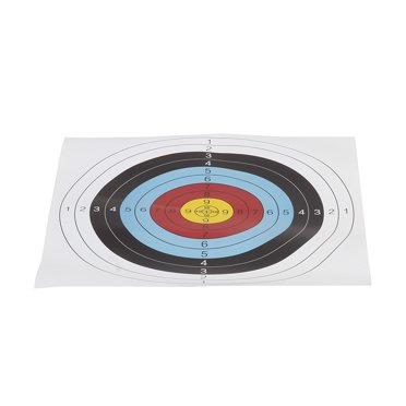 SAS 5-Spot Paper Target 18 in / 45 cm Archery Range Target Face ...