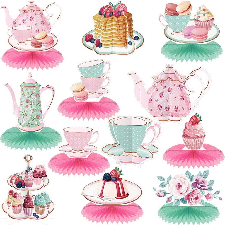 Vintage Tea Party Clip Art
