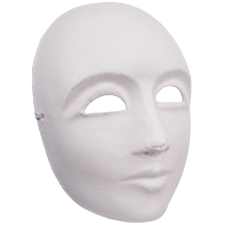Full Face Paper Mask Template
