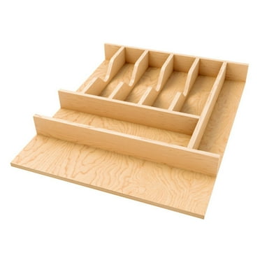 Rev-A-Shelf Natural Maple Right Size Utensil Drawer Insert, 16-1/4"x19 ...