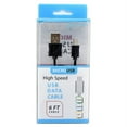 Micro USB/V8/V9 Round USB Data Charger Cable 6 Feet - Walmart.com