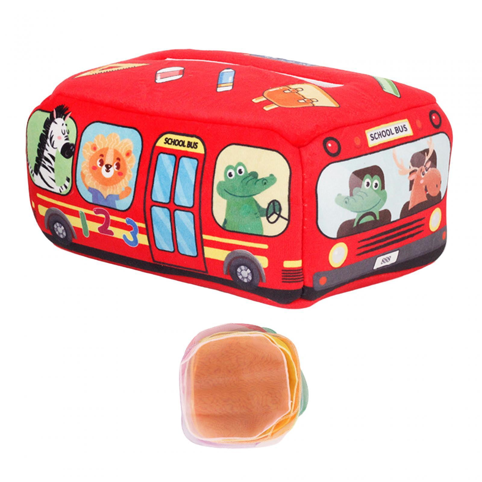 Infant Tissue Box Toy Soft High Contrast Baby Toys Montessori Toys ...