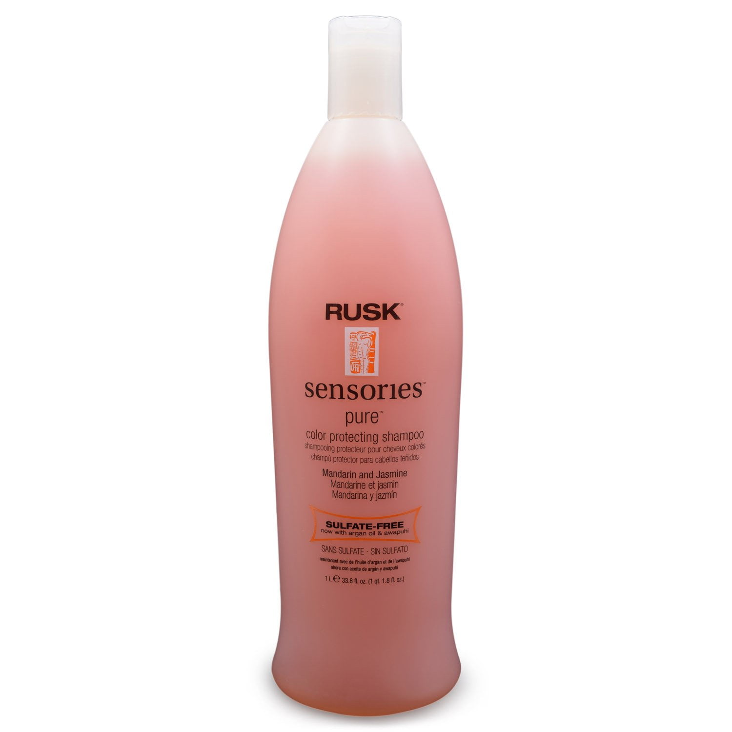 Rusk Sensories Pure Mandarin & Jasmine Vibrant Color Shampoo, 33.8 Fl ...