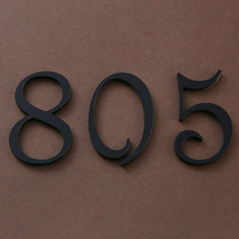 Art Deco House Numbers
