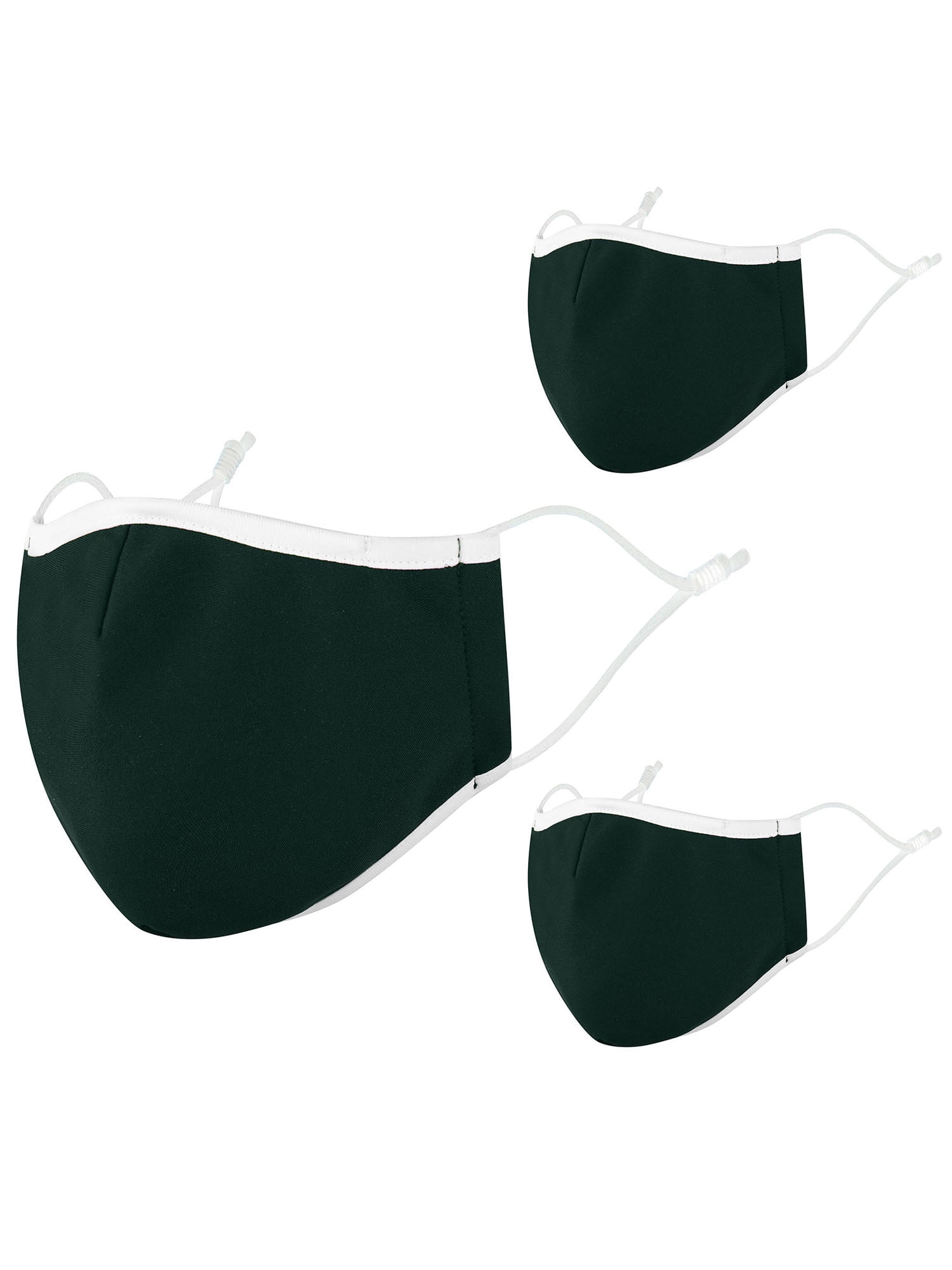 3 Pcs Premium Cloth Face Mask, Reusable Washable Mouth Covering Masks ...