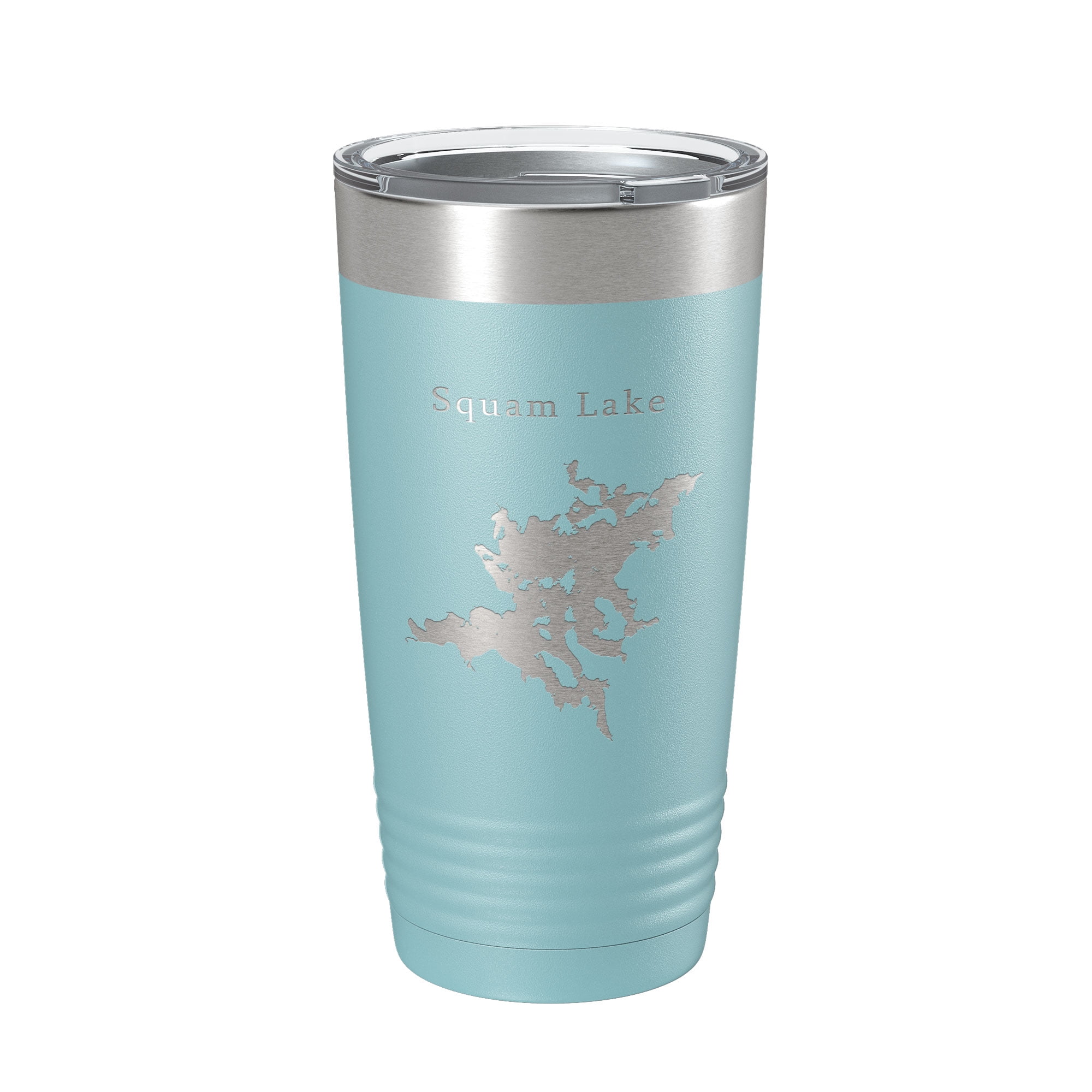 Squam Lake Map Tumbler Travel Mug Insulated Laser Engraved Coffee Cup ...