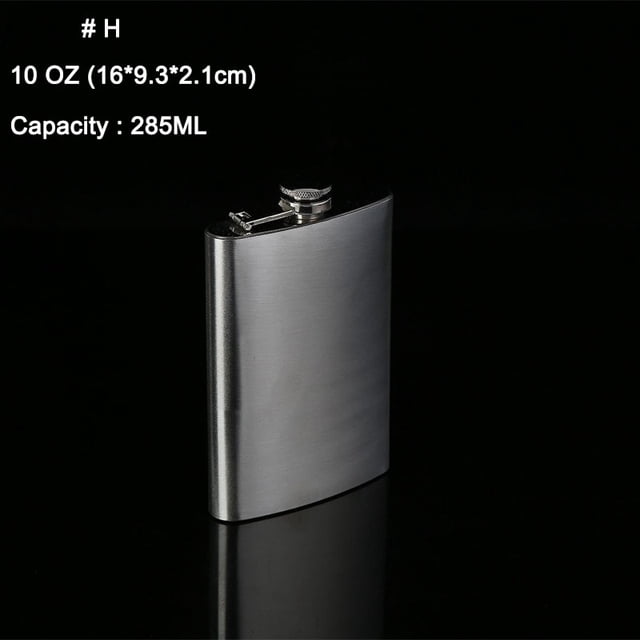 Portable Stainl Steel Liquor Flask for Wine Alcohol Whiskey 1-10oz ...