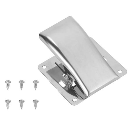 Qiilu Stainless Steel Fish Fillet Clamp Tail Clip with Mounting Screws ...