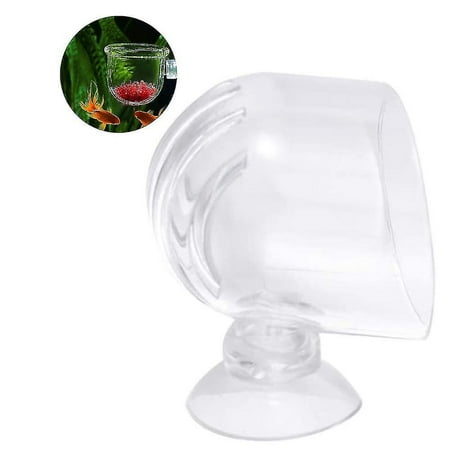 HEFEI，Aquarium Glass Feeding Cone Cup Plant Cup Brine Shrimp Feeder ...