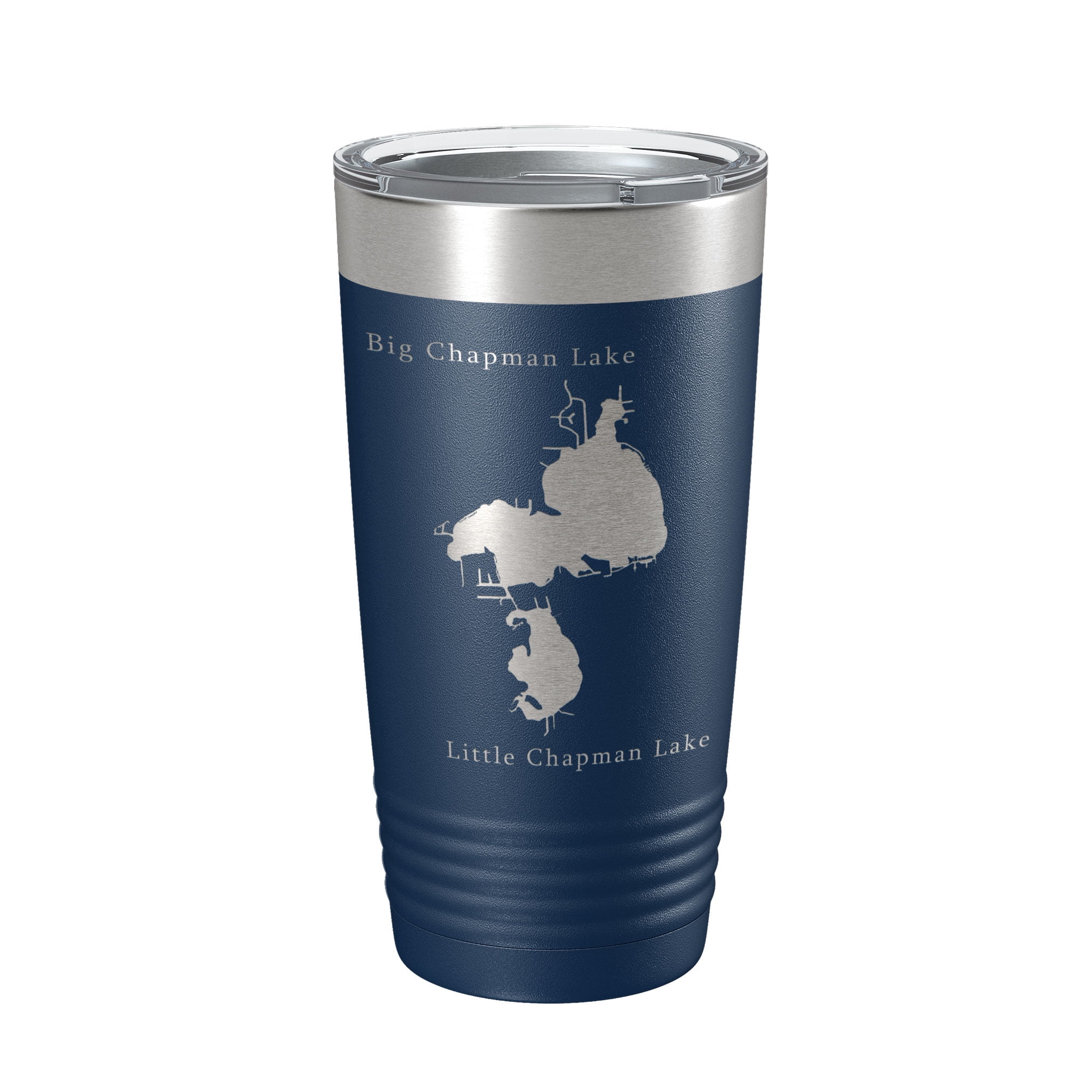 Chapman Lakes Map Tumbler Travel Mug Insulated Laser Engraved Coffee ...