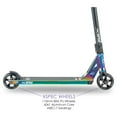 Xspec Neo Chrome Pro Kick Stunt Scooter - Oil Slick Rainbow Anodized ...