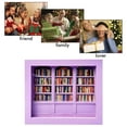 Anxiety Bookshelf Miniature Library with 200Pcs Mini Book Shake Away ...