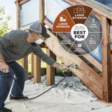 Wagner Control Pro 170 High Efficiency Airless Paint Sprayer, Spray ...