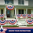Usa Pleated Fan Flag 1 5x3 Feet American Usa Bunting Decoration Flags