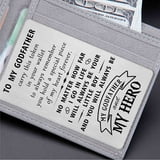 Yobent Godfather Gift from Godson, Godfather Wallet Card, Godfather ...