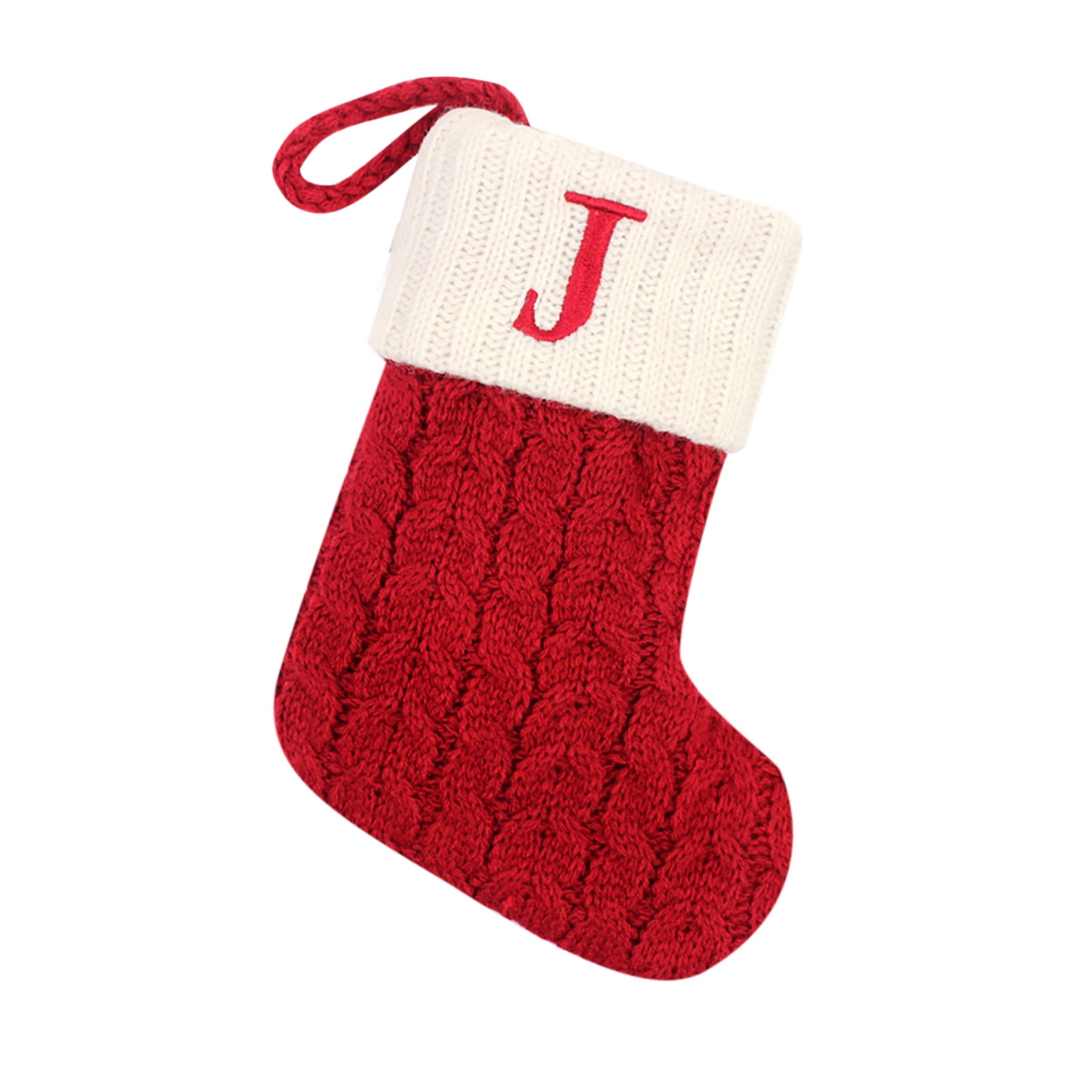 Yyeselk Christmas Stocking with Letter Mini Cute Gift Bag for Christmas ...