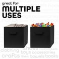 Pomatree 6 Pack 12x12 Strong and Sturdy Storage Cube Bins - Fabric ...