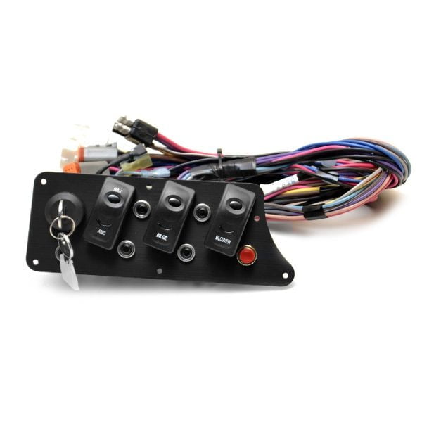 Glastron Boat Ignition Switch Panel 025-4418 | SSV-175 Black Plastic ...