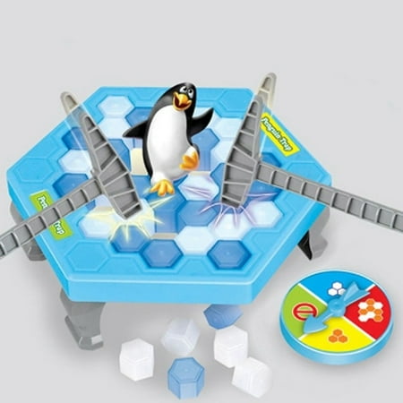 Penguin Icebreaker Beating Interactive Desk Table Game 1 Set Save Edc ...