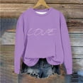 Frnrwgo Girls Sweatshirt for Kids Letter Print Round Neck Top Casual ...