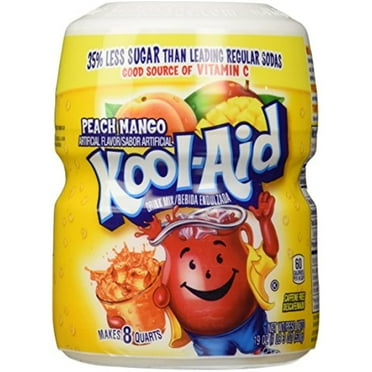 Kool-Aid Unsweetened Peach Mango Artificially Flavored Powdered Soft ...