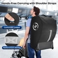 Infant Car Seat Travel Bag Backpack with Wheels for Doona Nuna UPPAbaby ...