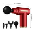For Him Massage Set With 4 Replaceable Massage Heads Handheld Rechargeable Portable Deep Musle