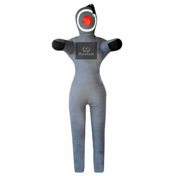 Bestzo MMA Jiu Jitsu Judo Punching Bag Grappling Dummy Gray Standing ...