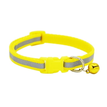 1 Reflective Dog Collar Nylon Adjustable Puppy Mesh Night Reflector ...