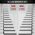 Allen Key Set, Hex Key Set with Storage Case, 35-Piece SAE and Metric ...