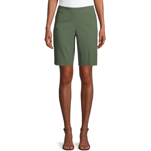 Time and Tru - Time & Tru Women's Millenium Bermuda Shorts - Walmart ...
