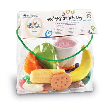 Learning Resources New Sprouts Classroom Play Food Set, 100 Pieces ...