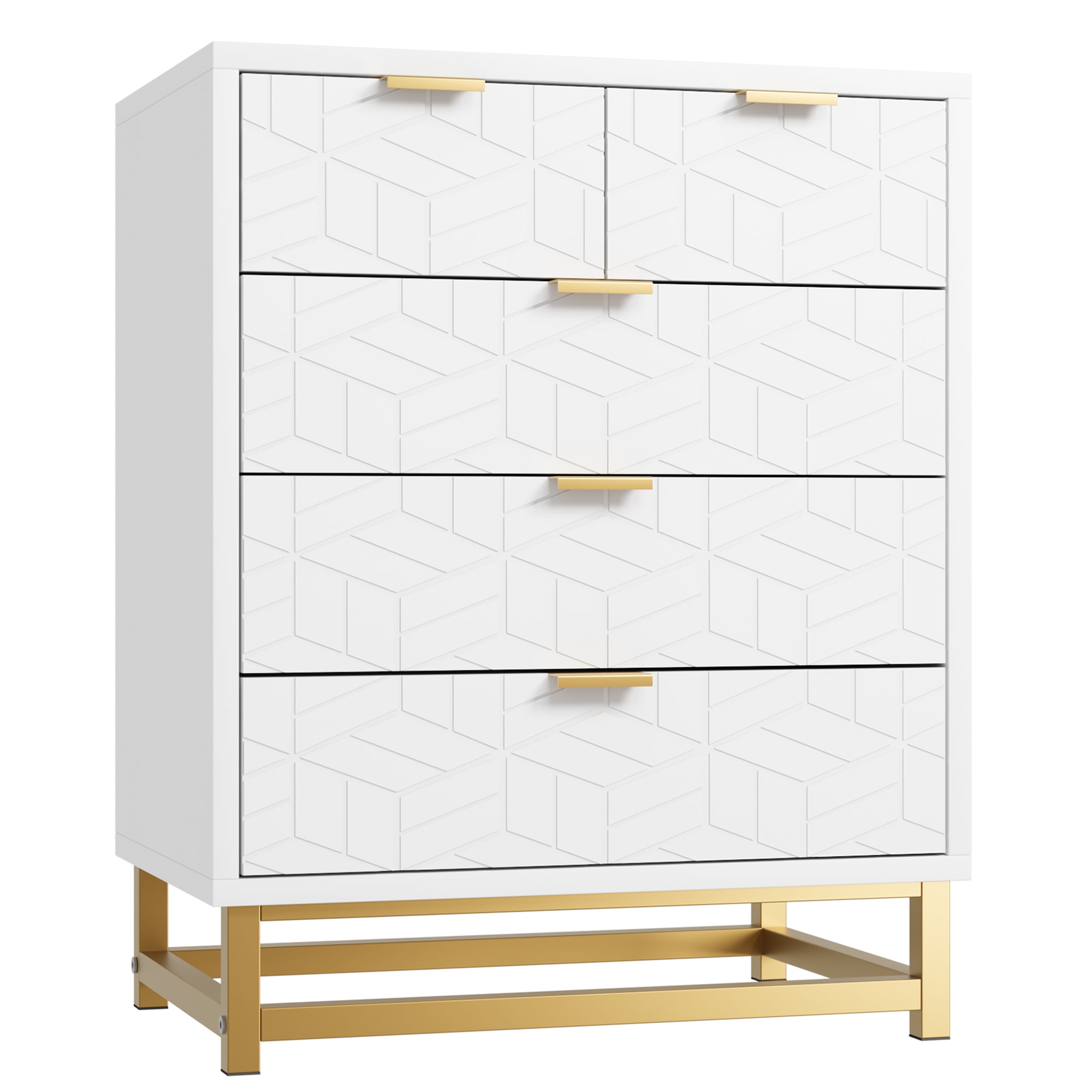 Click here for Yiwanda Yiwa Modern 5-Drawer Wood Dresser  Spaciou... prices
