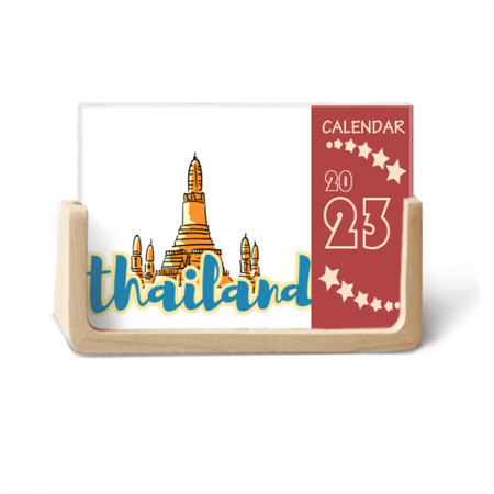 Thailand Wat Haw Pha Kaew Illustration Desk Calendar Desktop Decoration ...