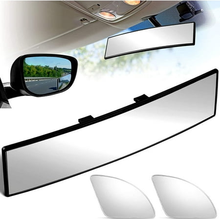Car Interior Rear View Mirror 300 mm Convex Rearview Mirror Wide Angle ...