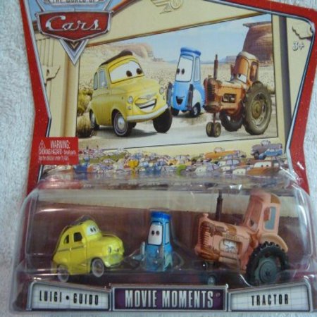 Disney Pixar Movie Moments Luigi, Guido & Tractor 1:55 Scale ...