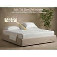 100% Viscose from Bamboo Split Head King Sheet Set (36" Split from Top ...