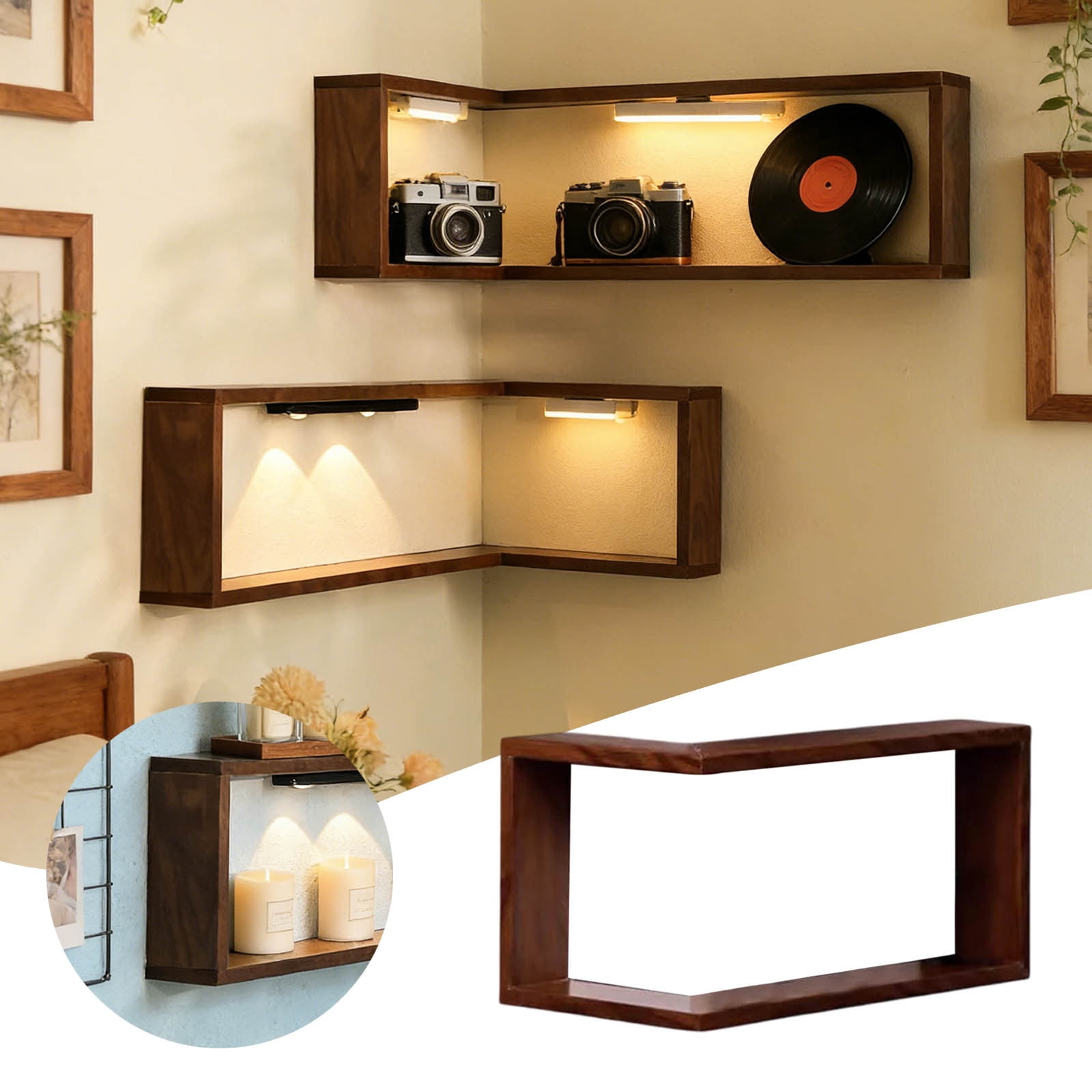 Click here for Erk Smart Corner Shelves That Light Up Your Space... prices