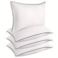 2/4 Pack Firm Support Hotel-Grade Cooling Bed Pillows, Premium Soft ...