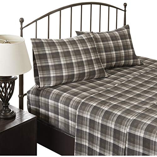 Woolrich Flannel Sheet Set Queen Brown Plaid - Walmart.ca
