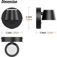 Wall Light LED Wall Sconce with /Off USB Port 110 Hardwired Wall Lamp ...