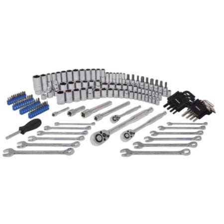 DieHard 1/4", 3/8", 1/2" Drive Ratchet Socket Set, SAE & Metric, 152 ...