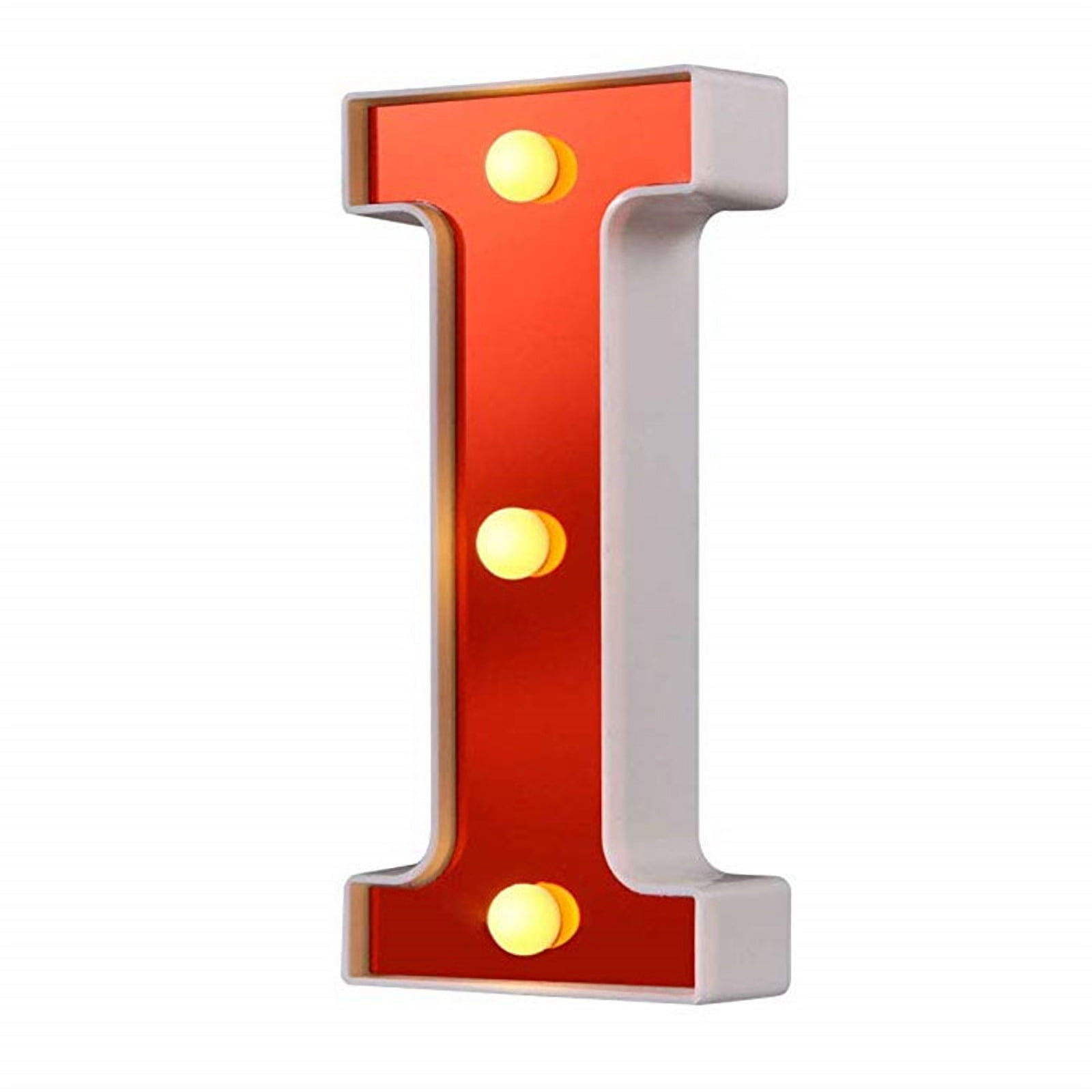 Red 16CM LED letters Lights Name Wedding Party Birthday Valentine's Day ...