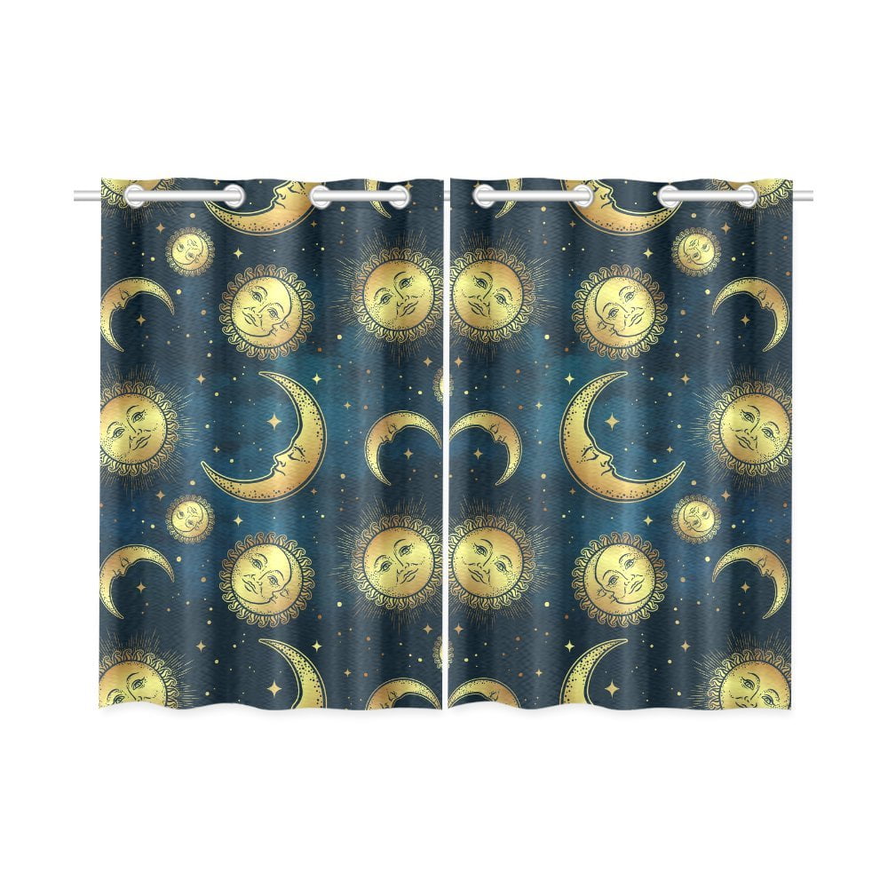 Click here for Yusdecor Moon  Sun And Stars Blackout Window Curta... prices